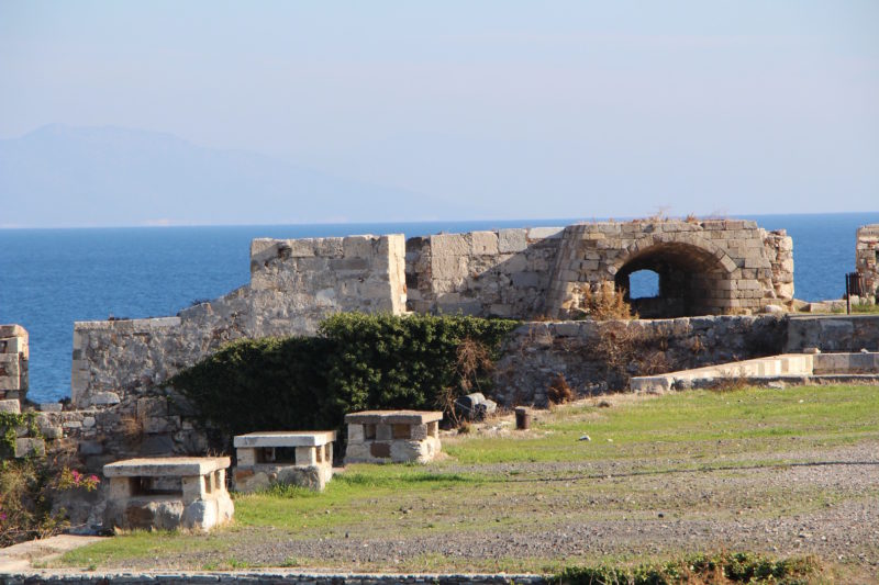 Kos Town Castle (Neratzia) on the island of Kos in Greece.