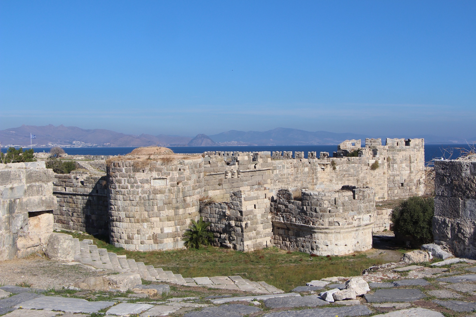 Kos Town Castle Neratzia On The Island Of Kos In Greece Kos Town Castle Neratzia On The Island Of Kos In Greece